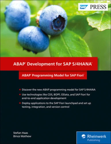 ABAP DEVELOPMENT FOR SAP S/4HANA: ABAP Programming Model for SAP Fiori EUR 99,10 - PicClick FR