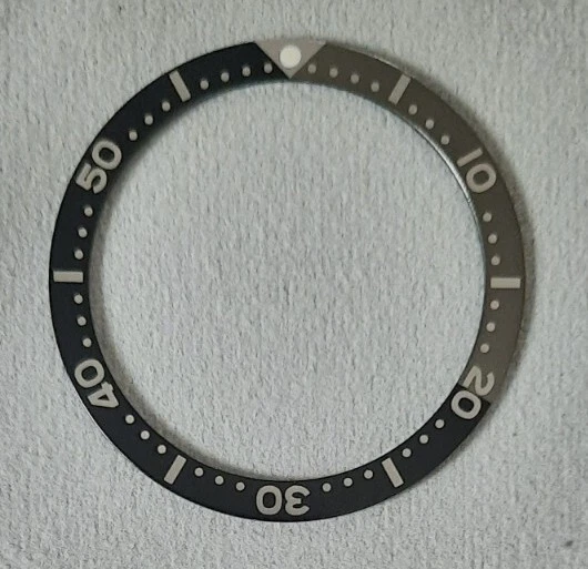 METAL BEZEL INSERT 38mm Black Grey For Seiko SKX SRPD Mod Flat £24.99 ...