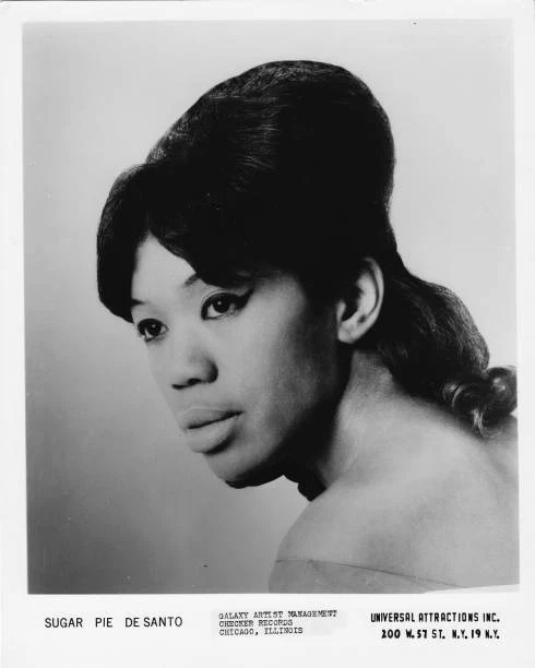 POSED STUDIO IMAGE Of American Singer Sugar Pie Desanto Old Music Photo ...