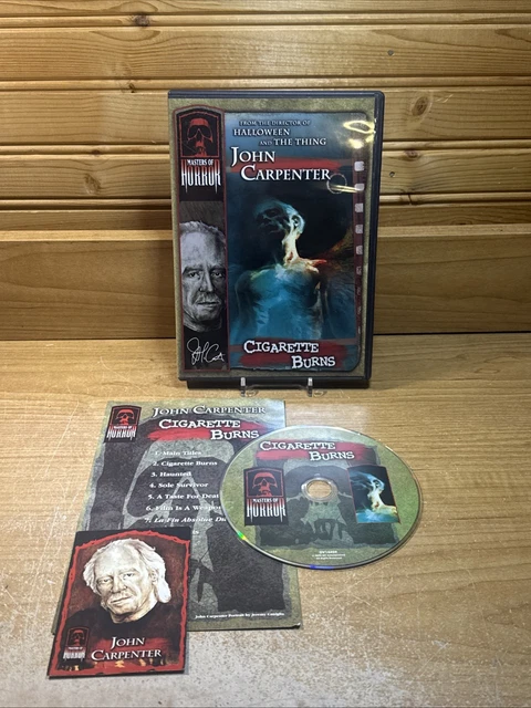 CIGARETTE BURNS DVD by John Carpenter Masters of Horror $29.99 ...