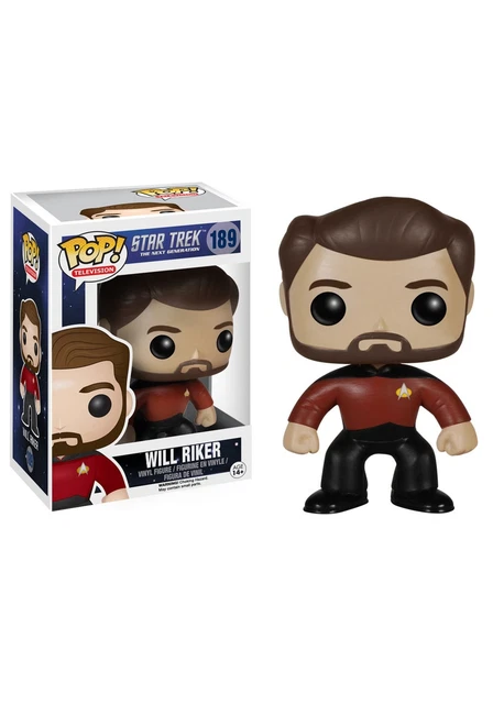 FUNKO POP TV: Star Trek The Next Generation - Will Riker Action Figure ...