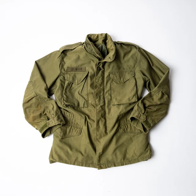 VINTAGE 80S US Army M65 Field Jacket Parka / Size Medium Made in USA £125.52 - PicClick UK