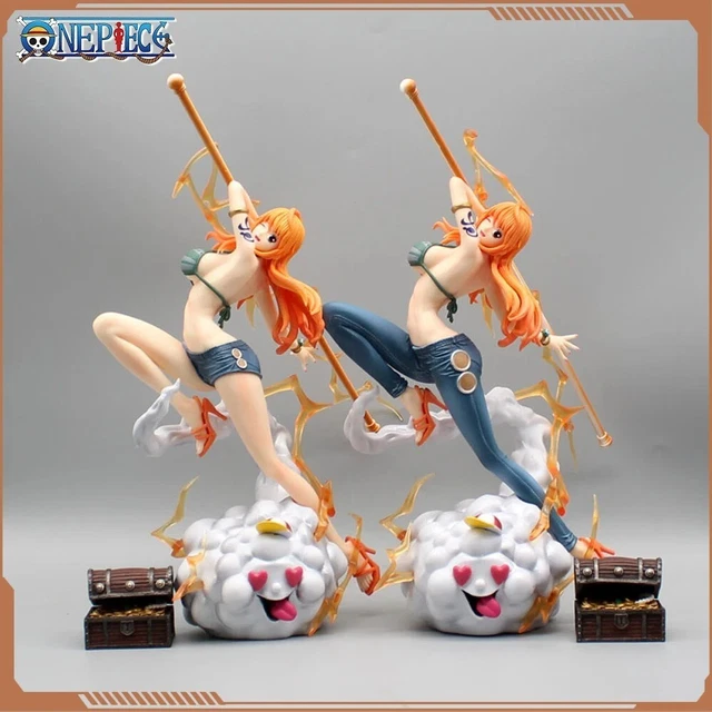 30CM ONE PIECE Nami Anime Figure Zeus Action Figurine Statue ...