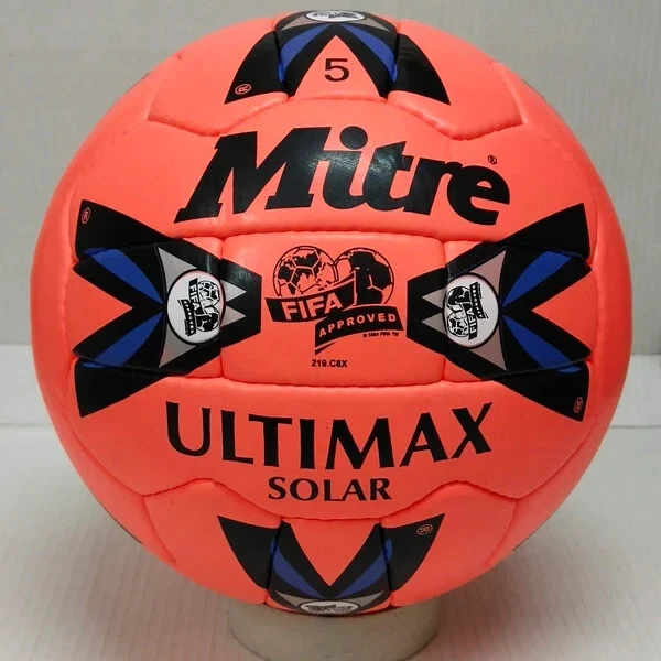 MITRE ULTIMAX SOLAR Football – Official Size 5 Match Ball, High ...