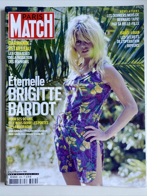 BRIGITTE BARDOT - Magazine Paris Match Octobre 2024 EUR 15,00 - PicClick FR