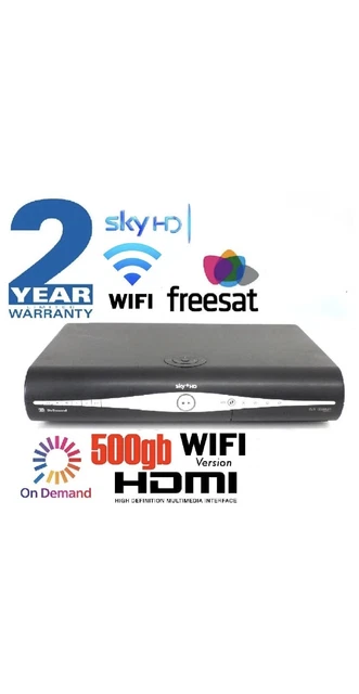 SKY+ HD BOX Drx890W Wifi Slim Line 500Gb.... £19.99 - PicClick UK