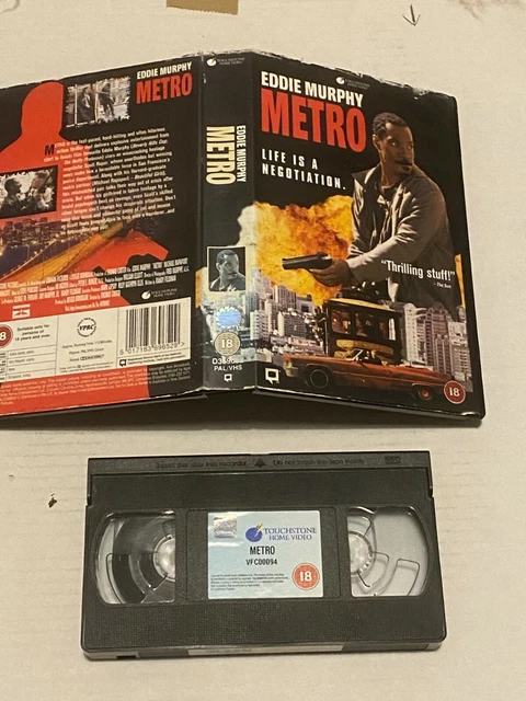 METRO Eddie Murphy VHS Video Movie BIG CASE Ex rental EUR 10,35 ...