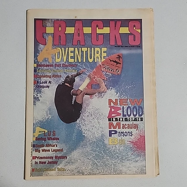TRACKS - VINTAGE Australian Surfing Newspaper Magazine August 1988 $33. ...