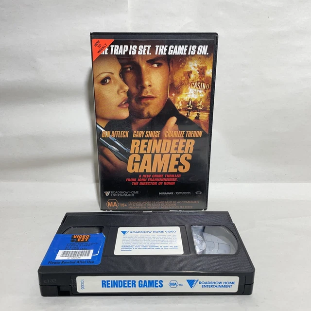 REINDEER GAMES VHS Video Tape Ben Affleck Gary Sinise Charlize Theron £ ...