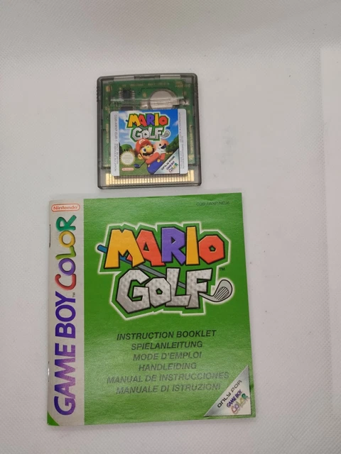 JEU NINTENDO GAME Boy Gameboy Color Mario Golf Avec Notice EUR 27,99 ...