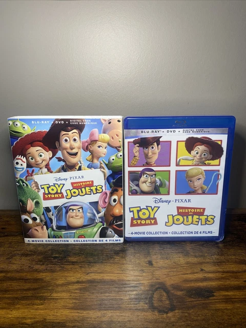TOY STORY: 4-MOVIE Collection Blu-ray & DVD & Digital Code + Slipcover Brand NEW $34.99 ...
