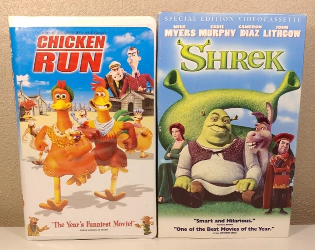 SHREK SPECIAL EDITION + Chicken Run VHS Deal BUY 1 GET 1 FREE!!! $9.97 ...