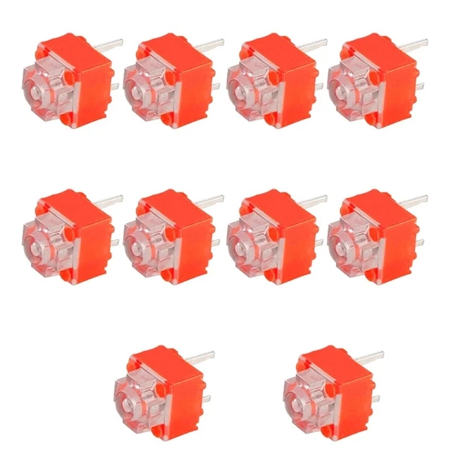 PACK OF 10 Universal Square Mute Mouse Micro Switches Long Lasting ...
