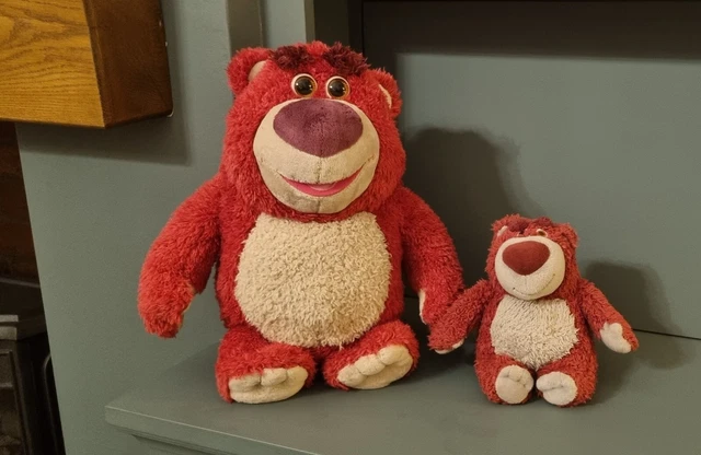 DISNEY PIXAR LOTS-O-HUGGIN Lotso Bear Plush Toy Story Talking Thinkway ...