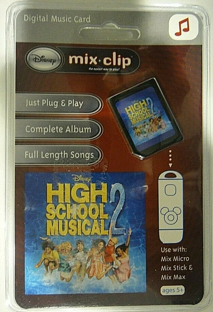 DISNEY MIX CLIP High School Musical 2 Digital Music Card (Mix-Max Plus ...