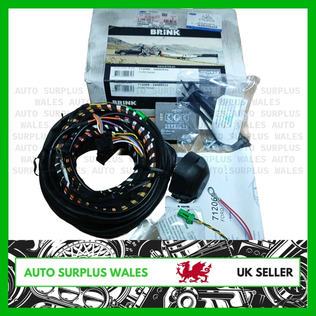 GENUINE FORD RANGER Tow Bar Wiring 2012 - 2015 - 7 Pin Towing Electrics ...