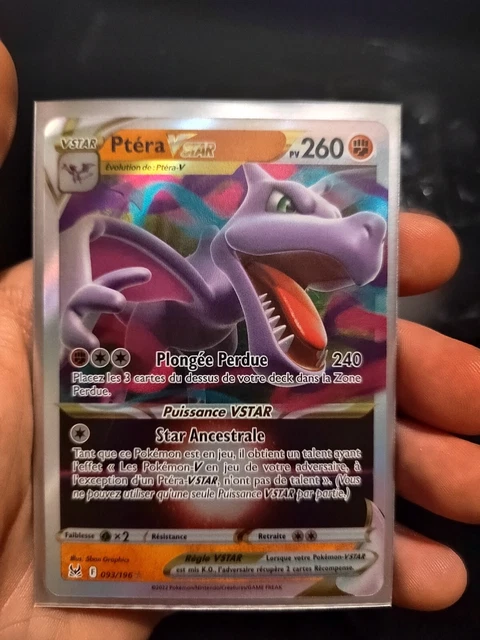 CARTE POKÉMON PTERA Vstar 093/196 Origine Perdue EB11 FR EUR 2,00 ...