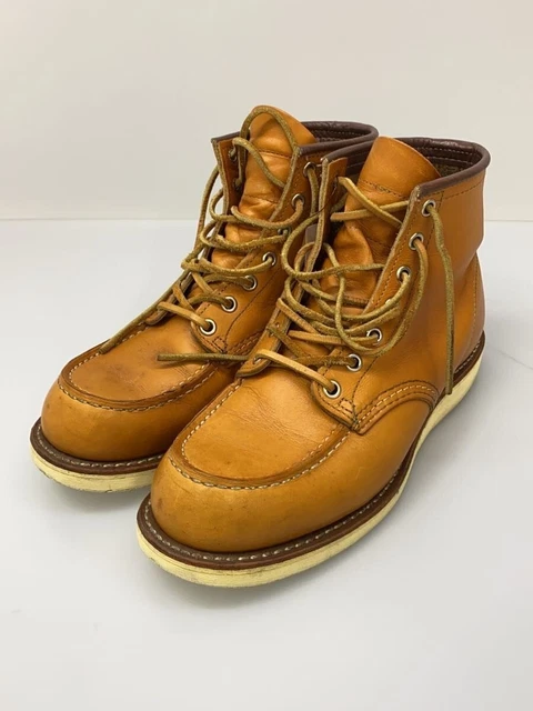 RED WING LACE-UP Boots/25.5Cm/Cml/9875/Sole Reduced 2510 £373.64 ...