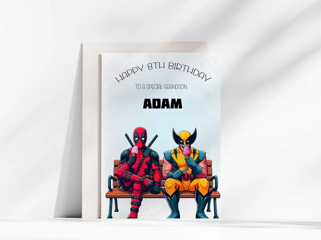 Wolverine Birthday Card Deadpool & Wolverine Birthday Card Deadpool