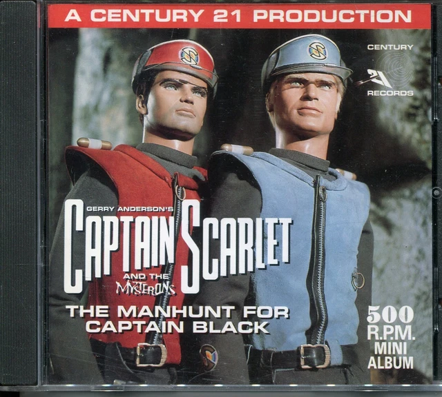 THE MANHUNT FOR Captain Black. Captain Scarlet story mini-album CD £1. ...