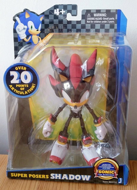 SONIC THE HEDGEHOG 20th Anniversary Shadow Super-Poser PVC 16 cm ...