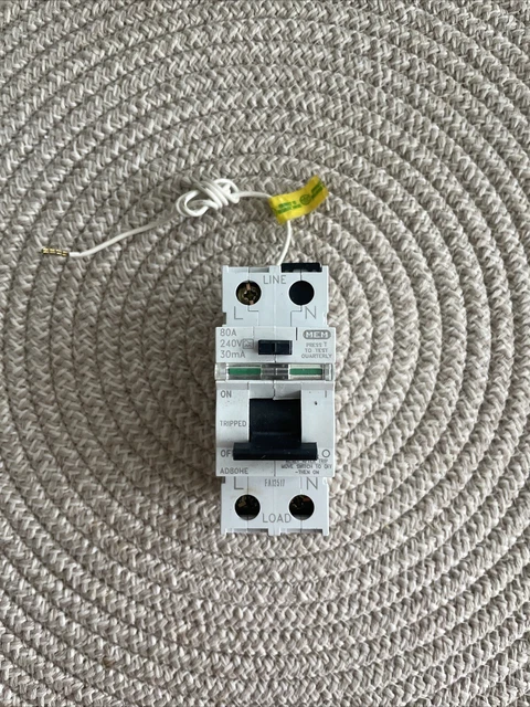 MEM EATON RCD 80 Amp 30mA Double Pole 80A RCCB Memera 2000 AD80HE £28. ...