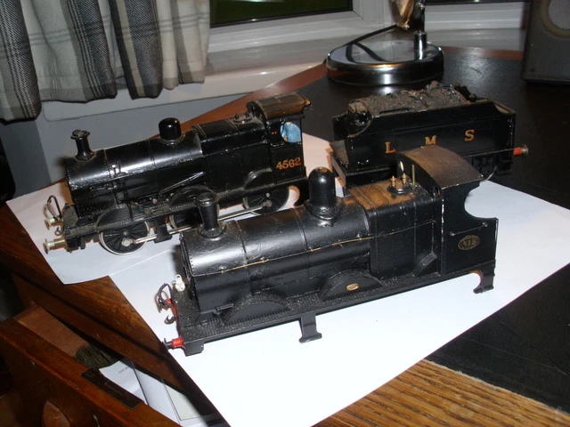 LIMA LMS BLACK livery O gauge 4F 0-6-0 locomotive & modified body ...