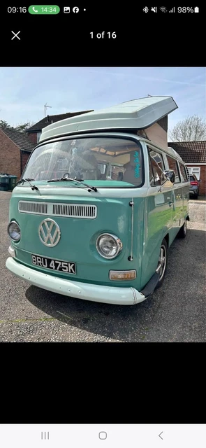VW T2 CAMPERVAN bay window £18,500.00 - PicClick UK