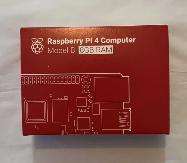 RASPBERRY PI 4 Model B Computer 8 Gb Ram Brand New Unopened Free Next ...
