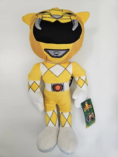 MIGHTY MORPHIN POWER Rangers Yellow Ranger Plush Toy 14" - 2016 Edition ...