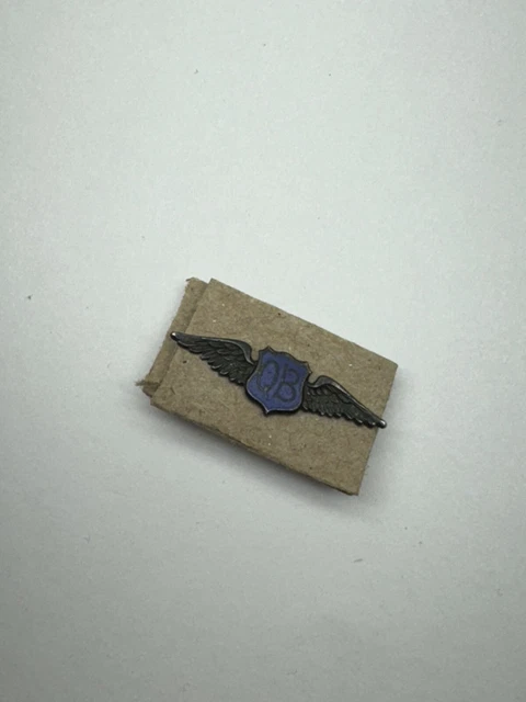 QUIET BIRDMEN QB Military Pilot Wings Sterling Silver Tie Tack/Lapel ...