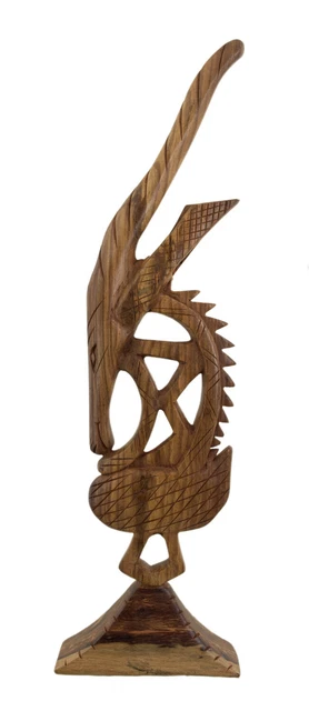 CRESTED CIWARA TIWARA Chiwara -gazelle Antelope Mali Art African- 52cm ...