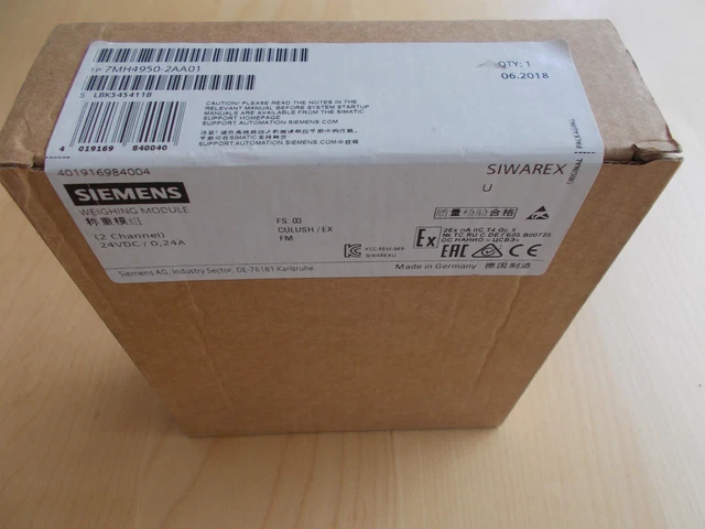 SIEMENS SIMATIC S7 Siwarex U 7MH4950-2AA01 7MH4 950-2AA01 EUR 2.015,80 ...