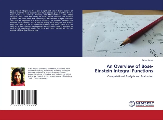 AN OVERVIEW OF Bose-Einstein Integral Functions | Akbari Jahan | Englisch | Buch EUR 37,95 ...