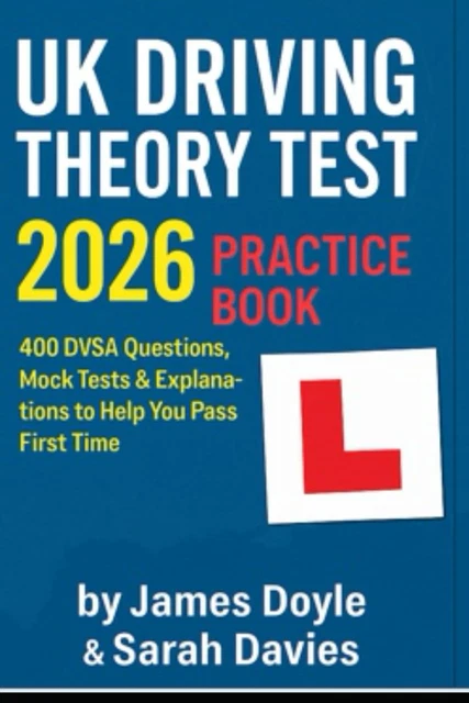 UK DRIVING THEORY Test 2026 Practice Book: 400 DVSA Questions, Full ...