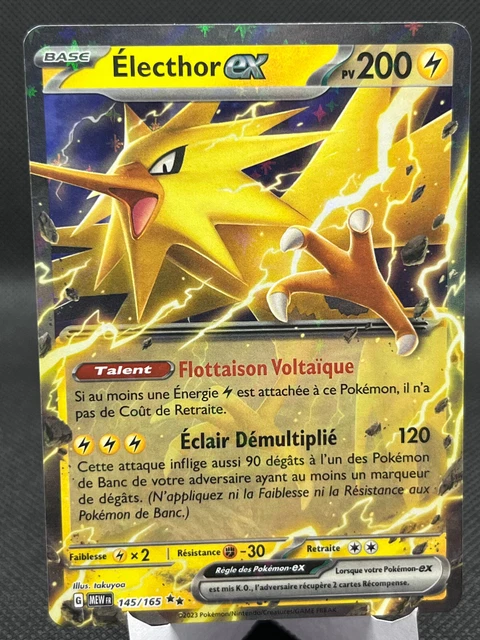 CARTE POKÉMON ELECTHOR EX 145/165 EV3.5 Mini Série 151 NEUF EUR 2,50 ...