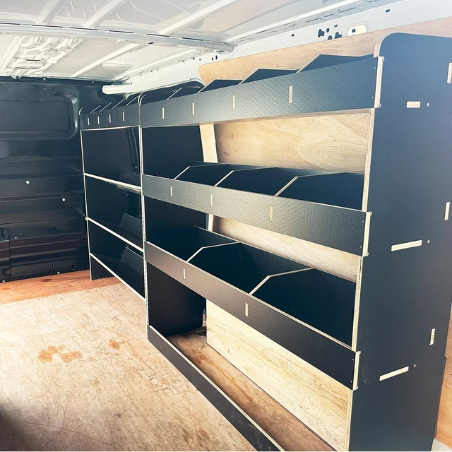 FORD TRANSIT CUSTOM SWB HEXABOARD Van Racking Toolbox Storage double ...