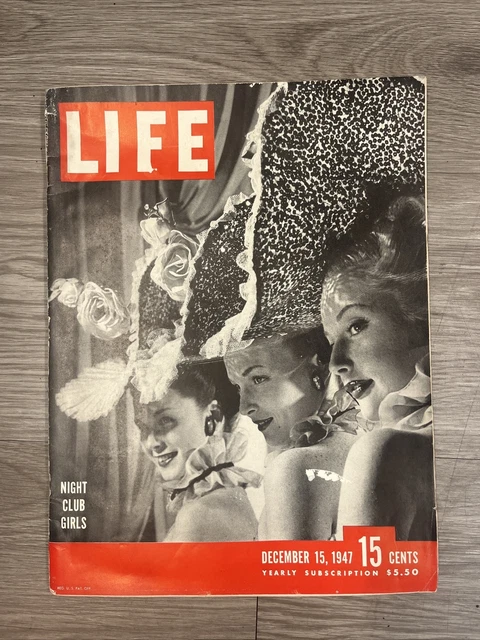 LIFE MAGAZINE DECEMBER 15, 1947 Partition of Palestine and Israel Holy ...