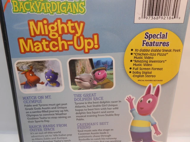 THE BACKYARDIGANS: MIGHTY Match-Up! and Polka Palace Party (2 DVDs) $24 ...