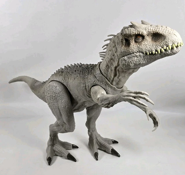 ELECTRONIC INDOMINUS REX Lights Sounds Jurassic World 2015 Hasbro 22 ...