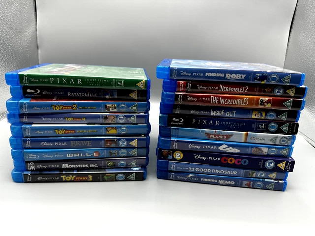 DISNEY PIXAR BLU Ray Film Collection - 19X films EUR 117,10 - PicClick IT