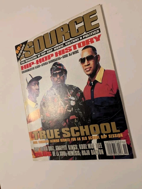 THE SOURCE MAGAZINE #50, November 1993, Grandmaster Flash, Kool Herc ...