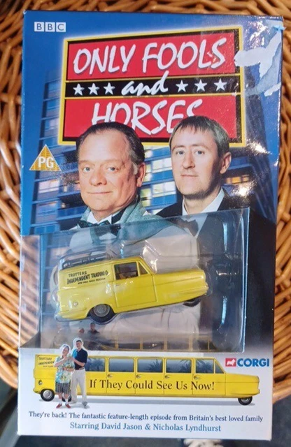 ONLY FOOLS &HORSES Corgi vhs and car boxed new. ALL PROCEEDS TO ANIMAL ...