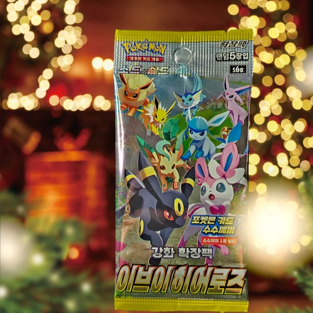 KOREAN POKEMON BOOSTER Pack Eevee Heroes S6A EUR 4,15 - PicClick FR