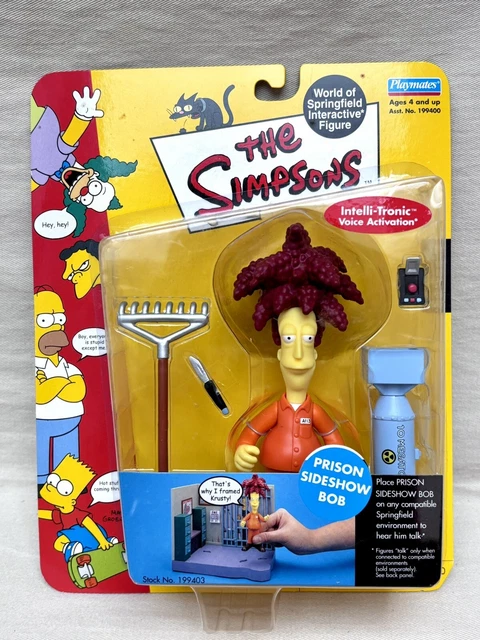 FIGURA DE ACCIÓN The Simpsons Prison Sideshow Bob Serie 9 de Playmates ...