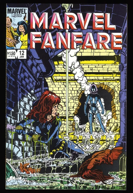MARVEL FANFARE #12 NM/M 9,8 1ère Iron Maiden ! Veuve Noire ! Marvel ...