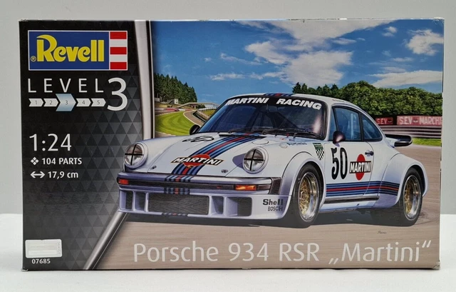 REVELL KIT 1:24 Scale Model Kit - Porsche 934 RSR Martini Racing £27.00 - PicClick UK
