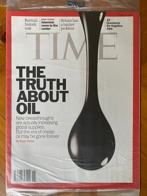 TIME MAGAZINE 2012 Truth About Oil Prices Global Supply A Jolie NEW ...