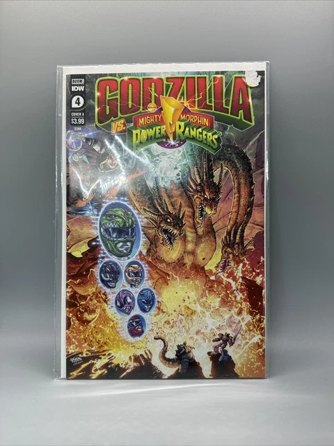 GODZILLA VS. THE Mighty Morphin Power Rangers #4 IDW juillet 2022 EUR 5 ...