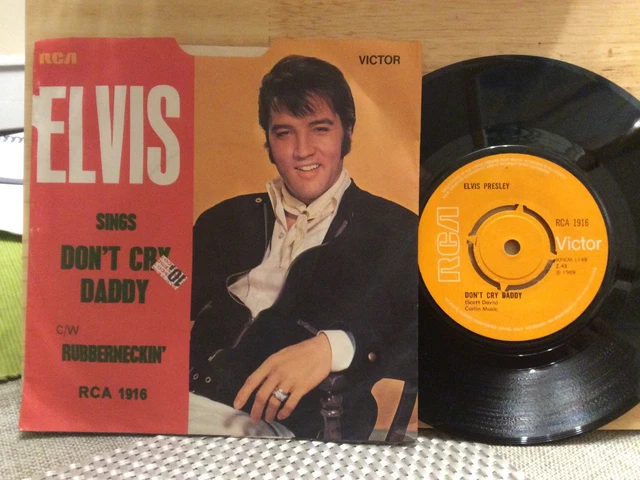 7 Zoll Single Vinyl Schallplatte Elvis Presley Dont Cry Daddy